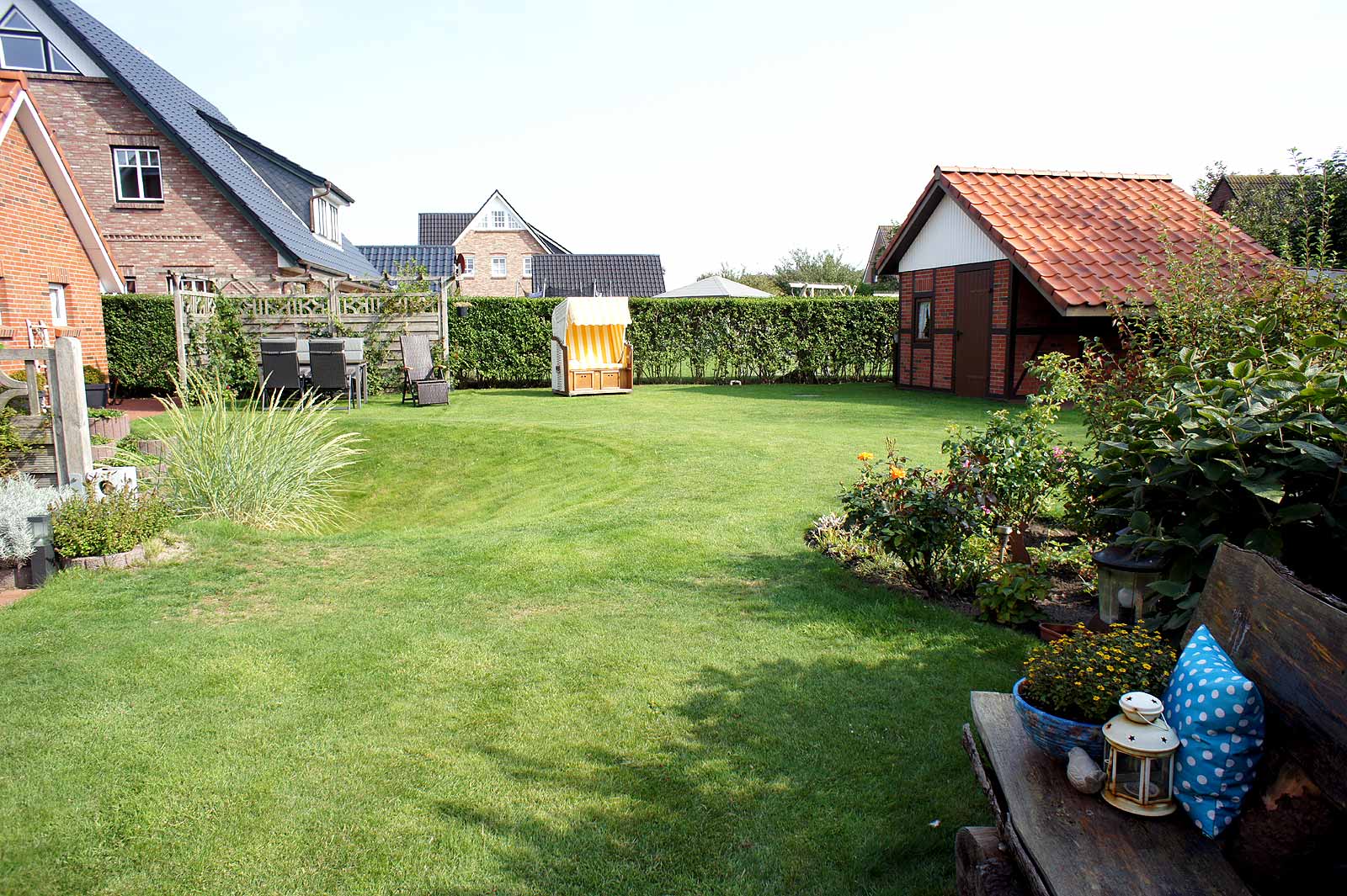 Garten Haus Wyden in Utersum auf Föhr da wo man Urlaub macht